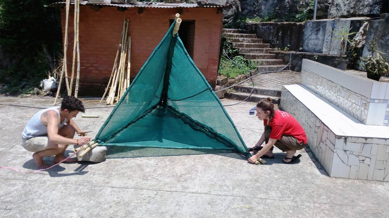 Developing waka tower for water conservation - Ruchi NGO